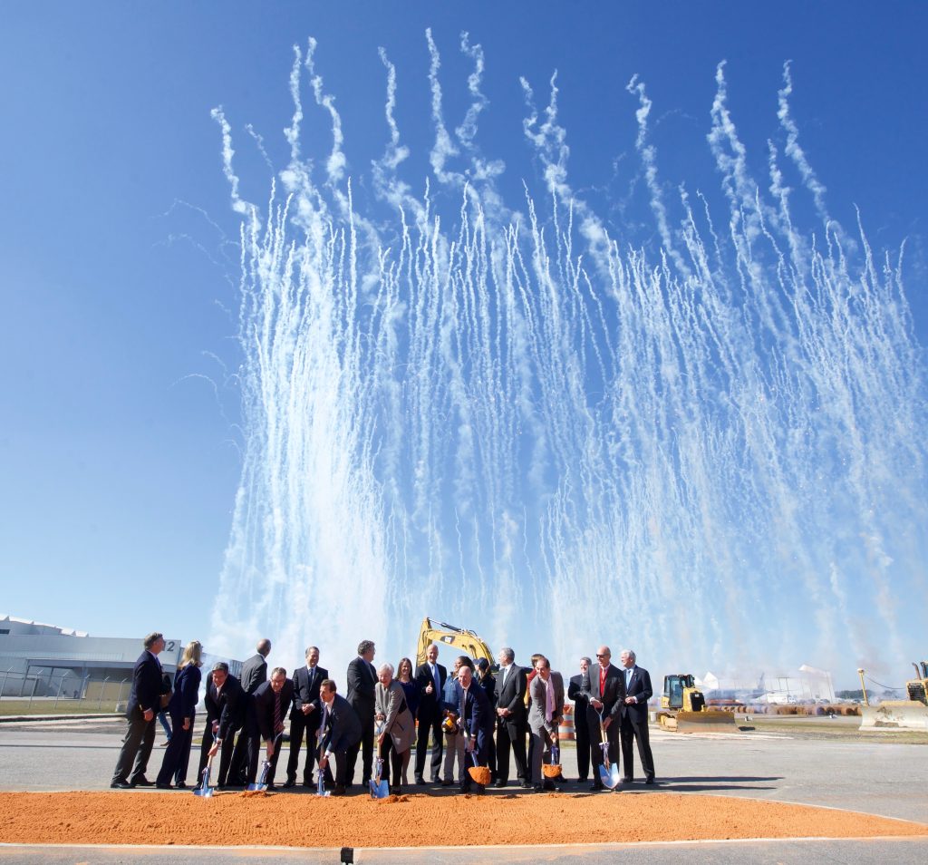 Gov. Ivey, Airbus Leaders Kick Off Construction on A220 Manufacturing ...