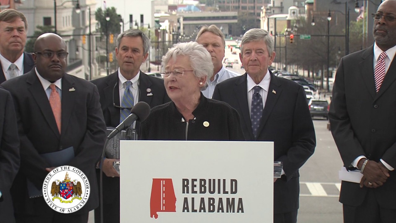 Gov. Ivey Holds Rebuild Alabama Press Conference