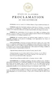 HD52 Proclamation