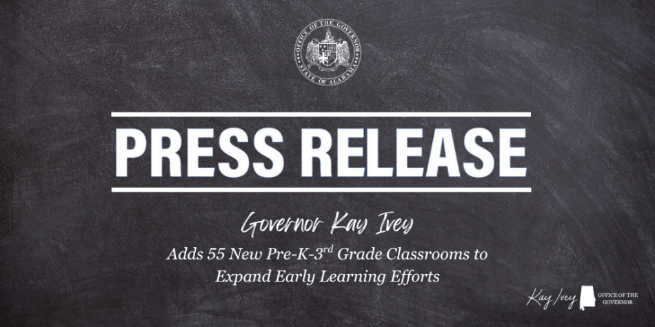 Governor Ivey Adds 55 New Pre-K-3rd Grade Classrooms to Expand Early ...